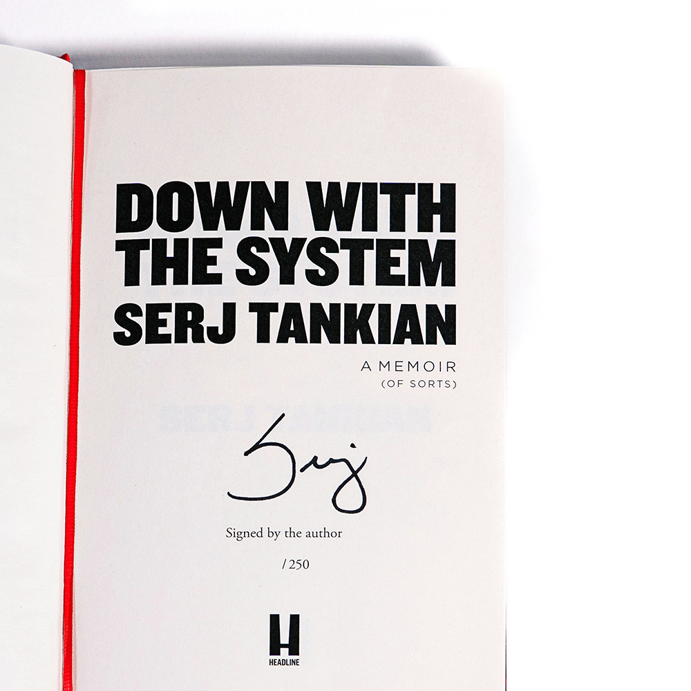 Down with the System by Serj Tankian | Special Edition Books